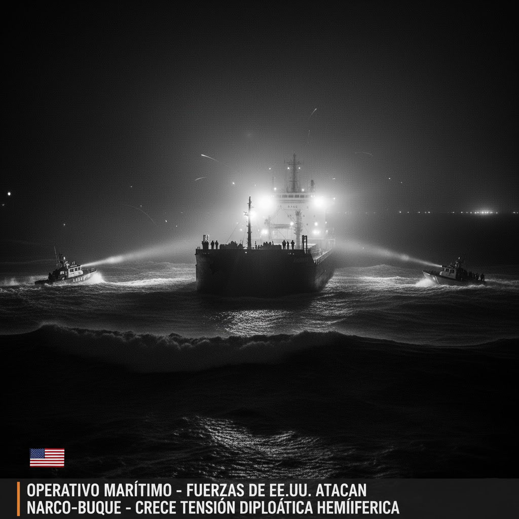 Estados Unidos realiza ataque contra un presunto buque narcotraficante en alta mar - X-INFORMAR